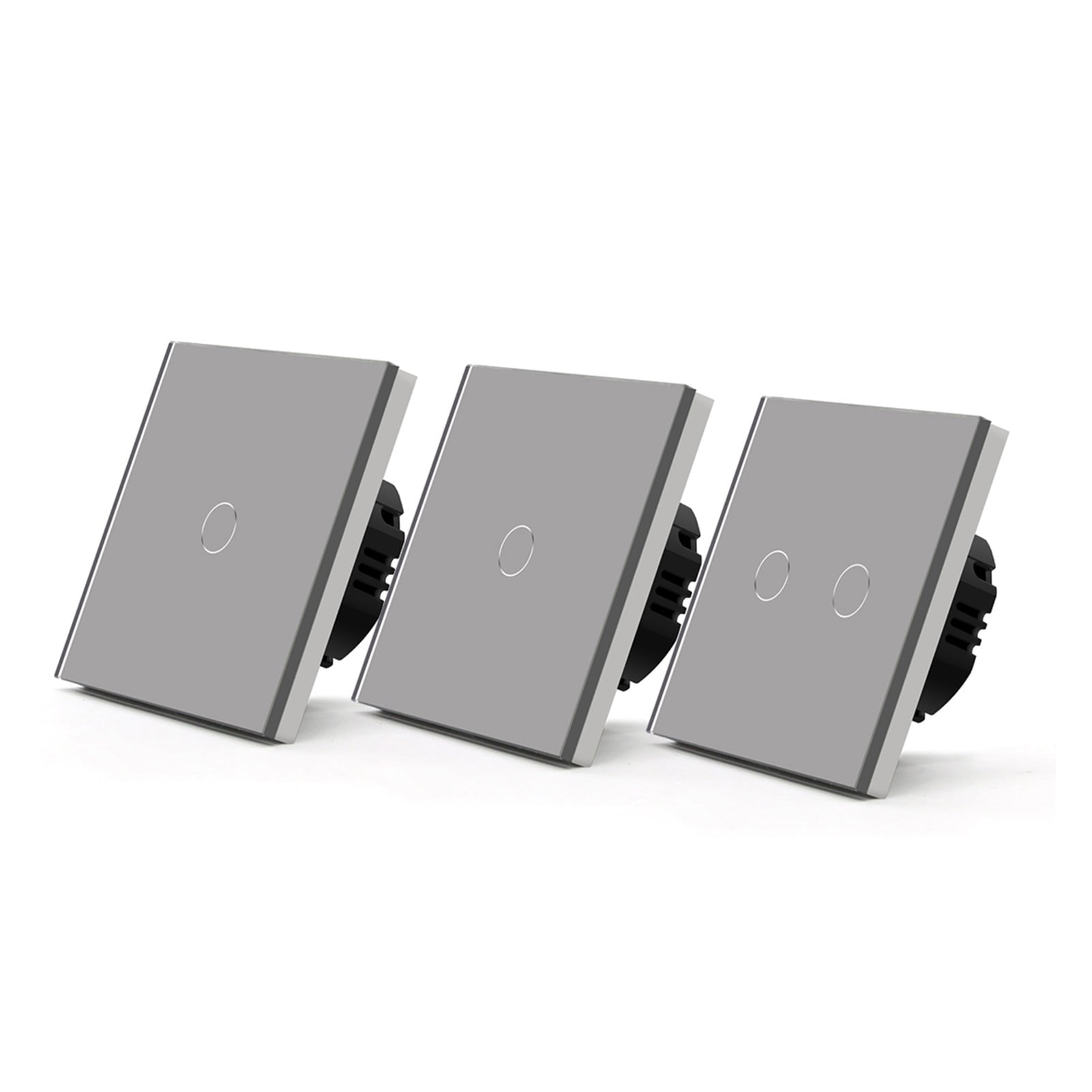 3Pack Touch Switch 1Gang 2Gang 1/2/3 Way LED Light Switch Home Wall ...