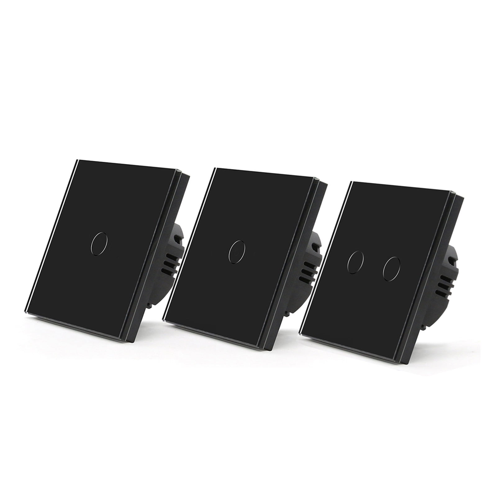 3Pack Touch Switch 1Gang 2Gang 1/2/3 Way LED Light Switch Home Wall ...