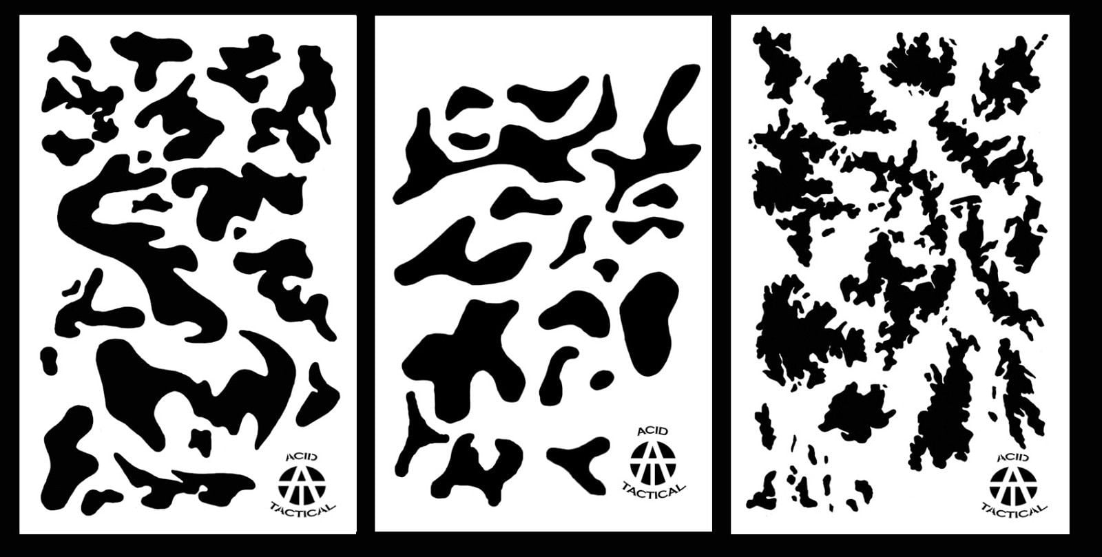 3Pack! Vinyl Airbrush Spray Paint Camo Stencils 14" Multicam - Army ...