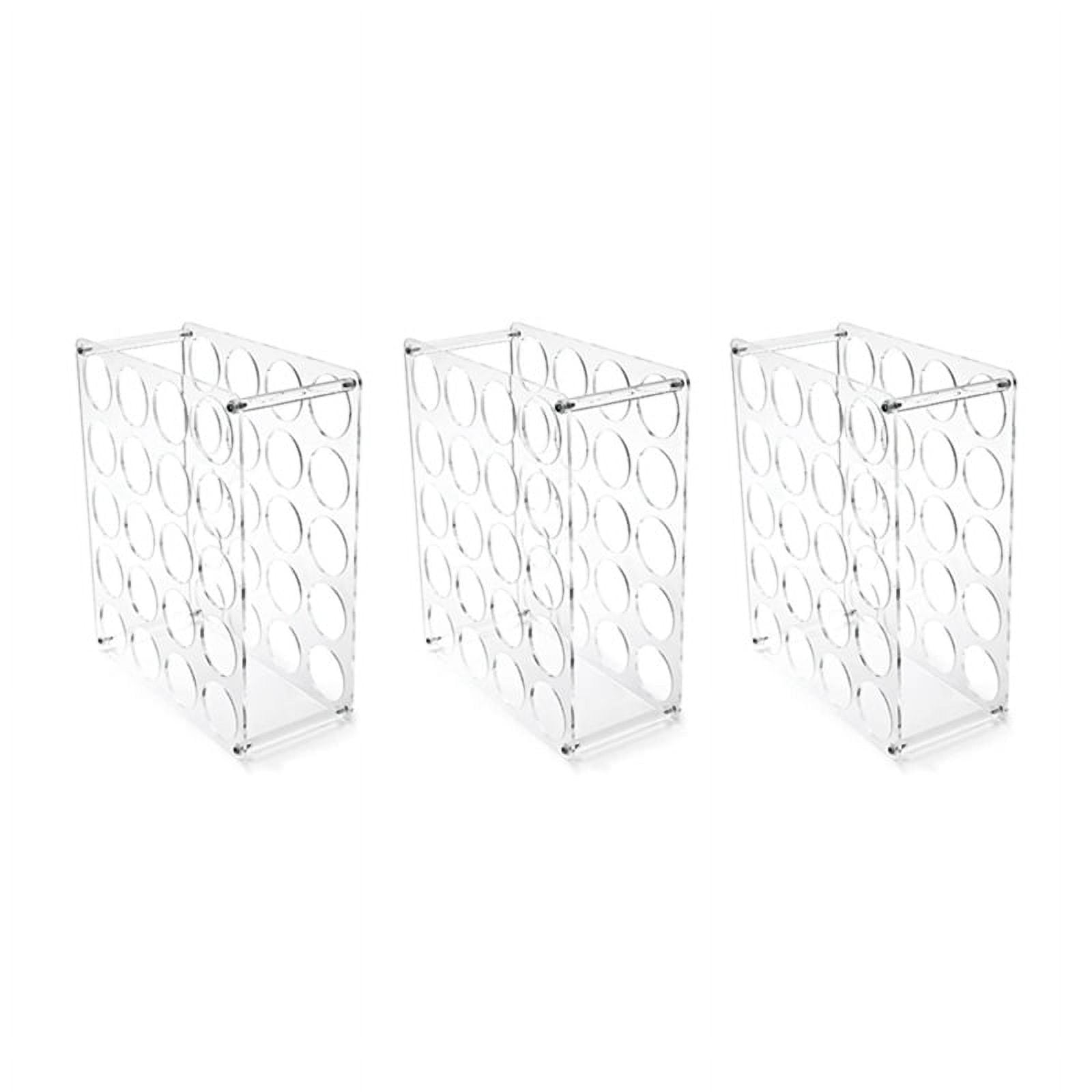 3Pack Vinyl Roll Organizer 60-Hole Acrylic Vinyl Storage Racks Vinyl ...