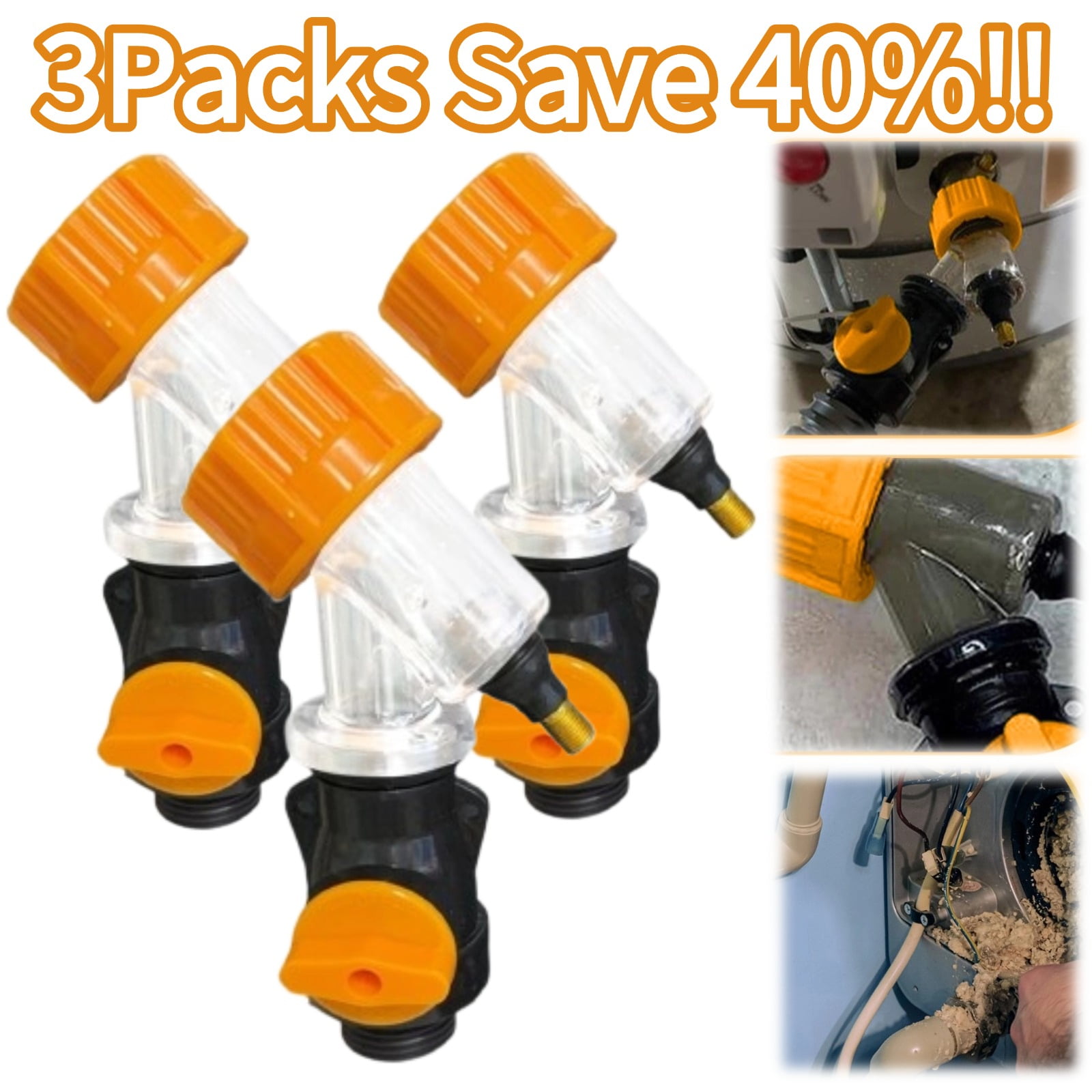 3Pack Water Heater Flush Kits Plumbing Tools Water Heater Flush Kits ...