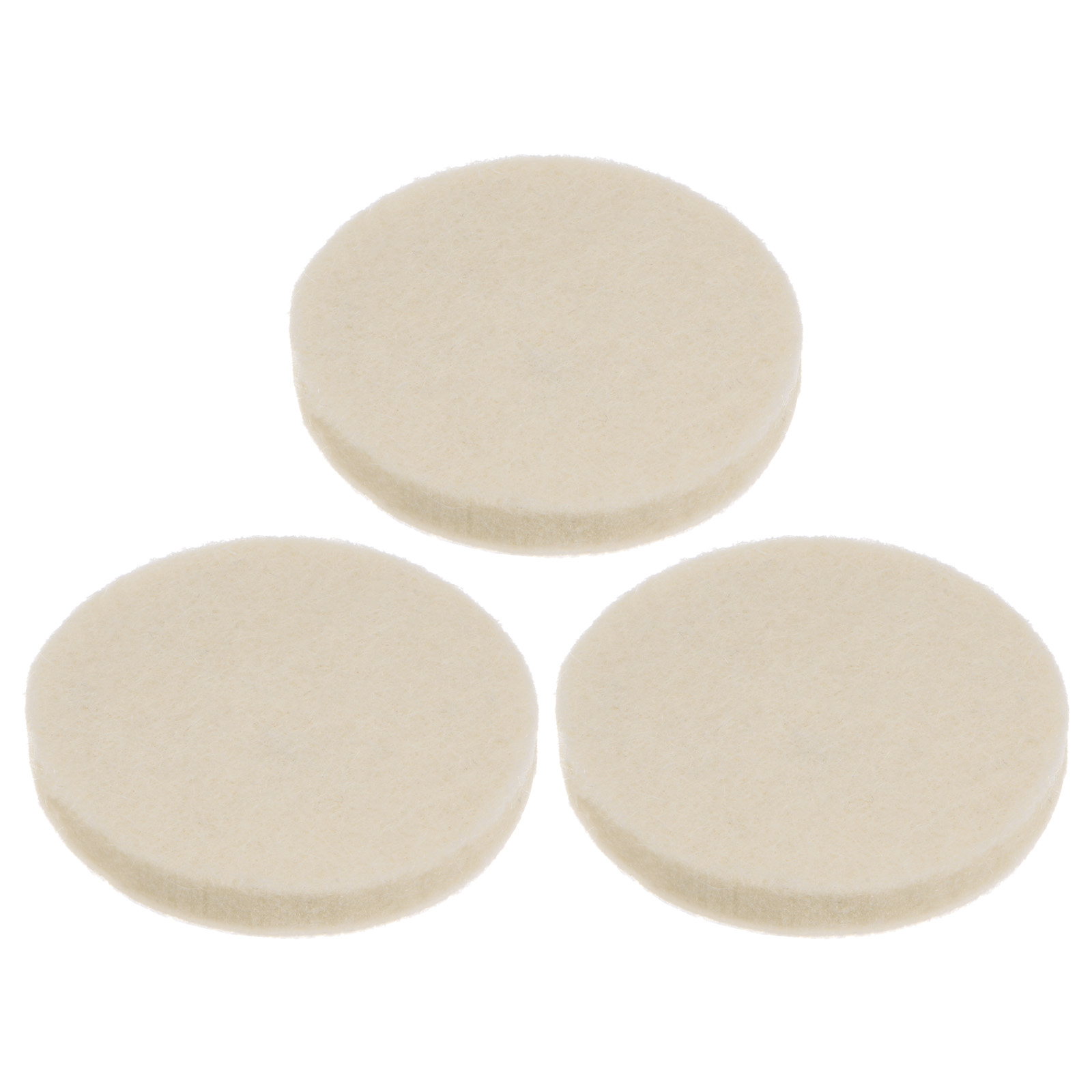 3Pack Wool Felt Polishing Pads, 2 inch Buffing Wheel Polish Pad ...