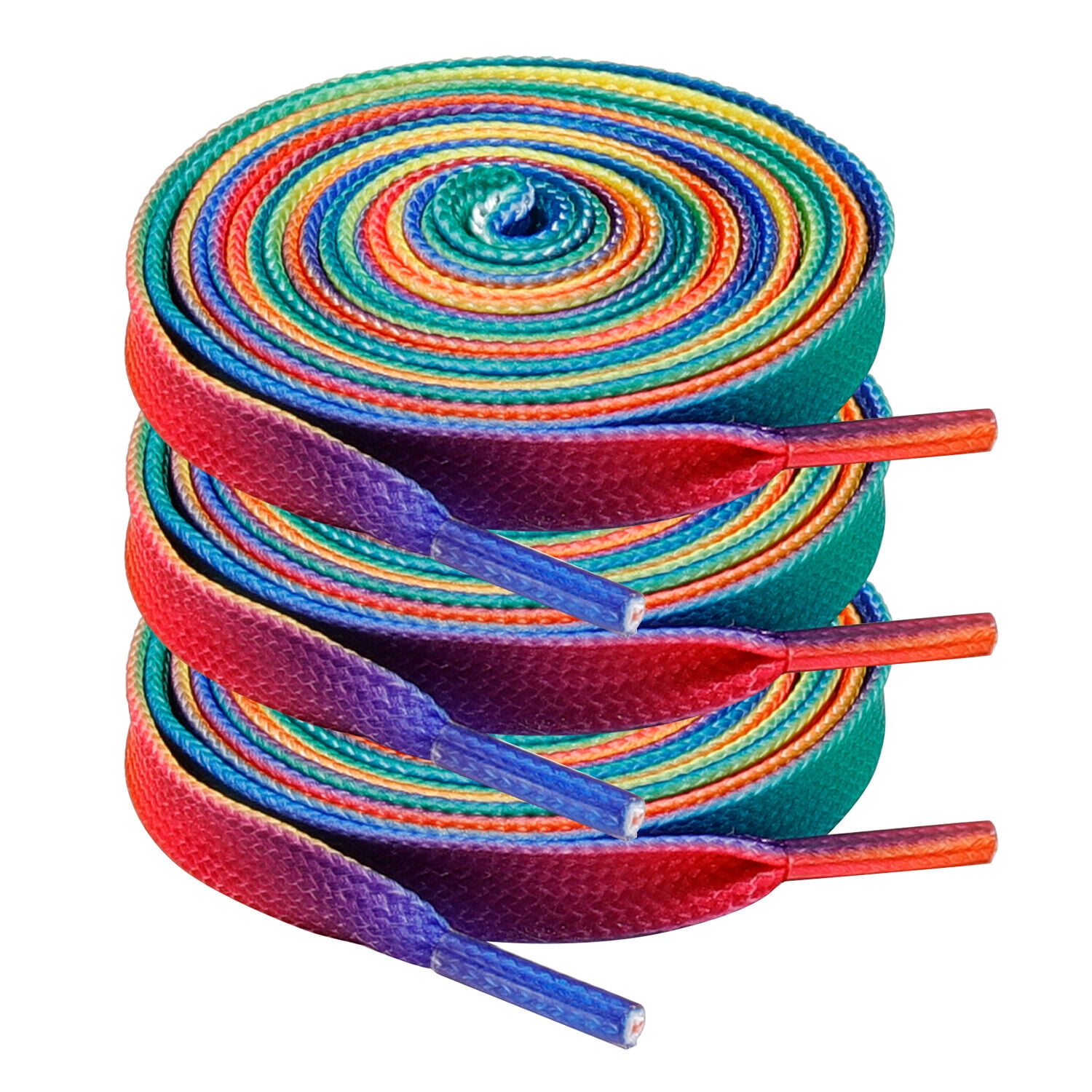 3Pair 24 - 72 Inch Flat Shoe Laces Replacement for Sneakers Boots ...