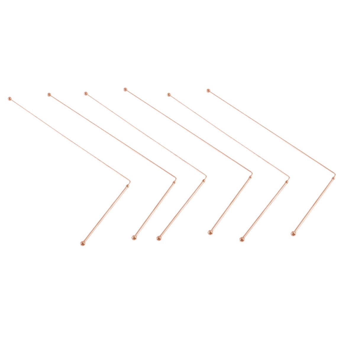 3Pair Copper Dowsing Rods Spiritual Divining Flexible Rod Spirit for ...