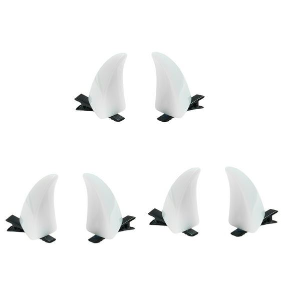 3Pair Punk-Style Cow Horn Hair Clips Secure Hold Barrette For Adults ...