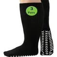 3Pairs Extra Wide Socks for Swollen Feet,Bariatric Socks, Non Slip Cast ...