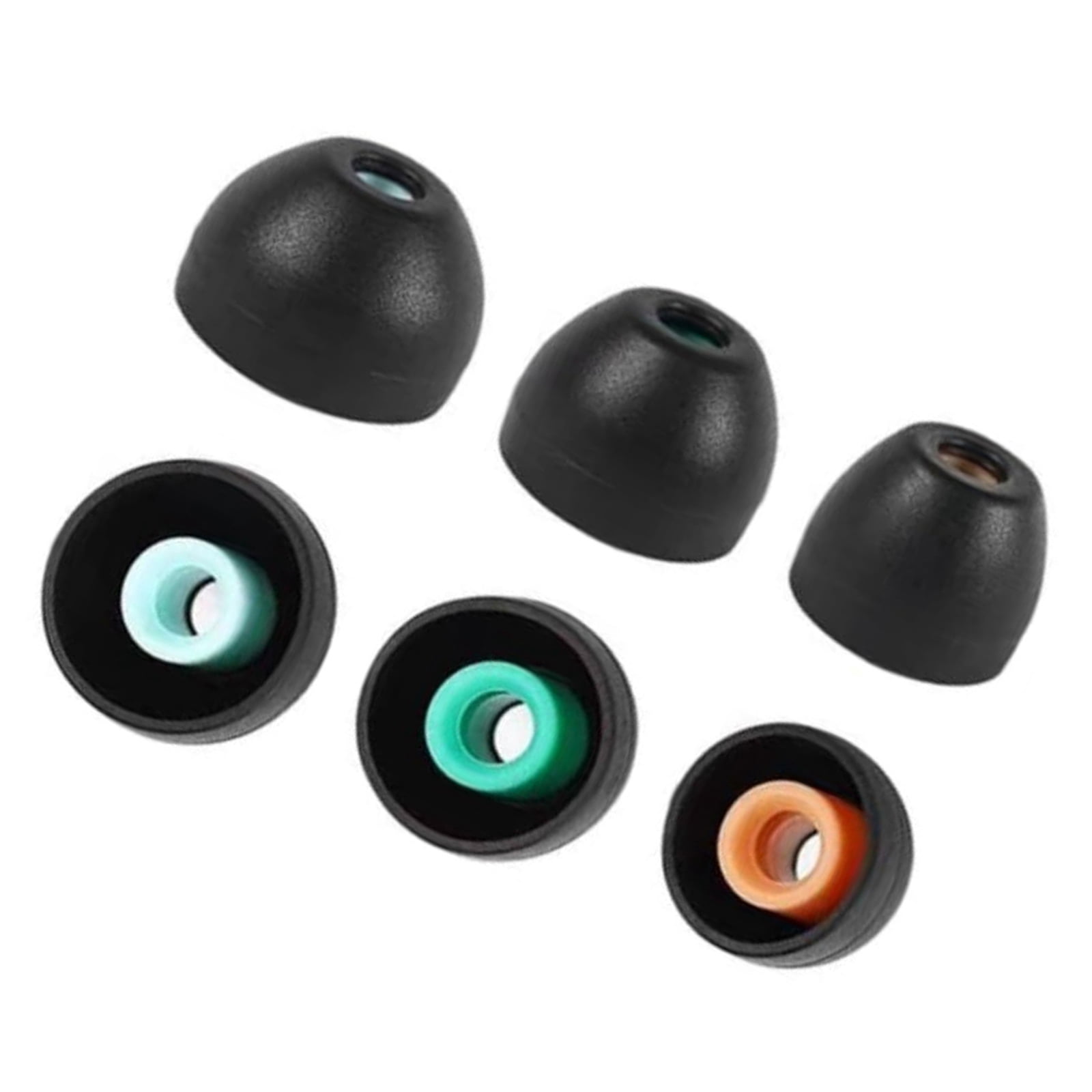 3Pairs Reusable Soft Silicone Ear Tips Earplug Enhances Sound Quality ...