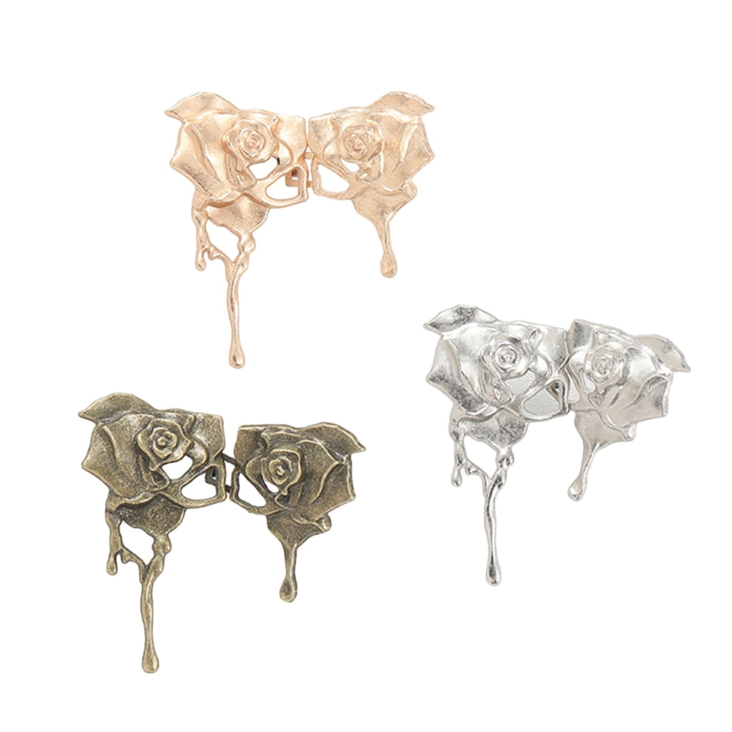 3Pairs Rose Flower Waist Button Adjustable Pants Waist Tighteners for ...