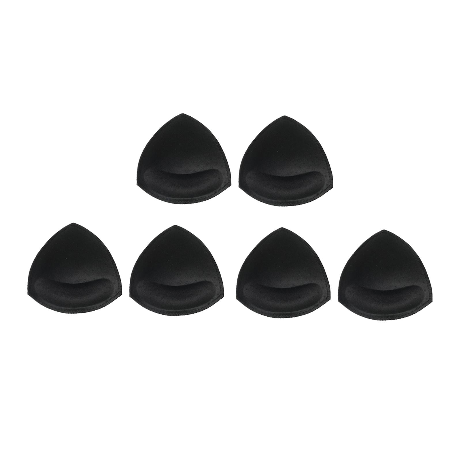3Pairs Triangle Bra Inserts Pads Removable Bra Cups Inserts Replacement ...