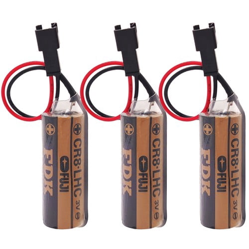 3Pc 3V 3000mAh Lithium Battery Replaces Fuji FDK CR8.LHC 17430, Toto ...