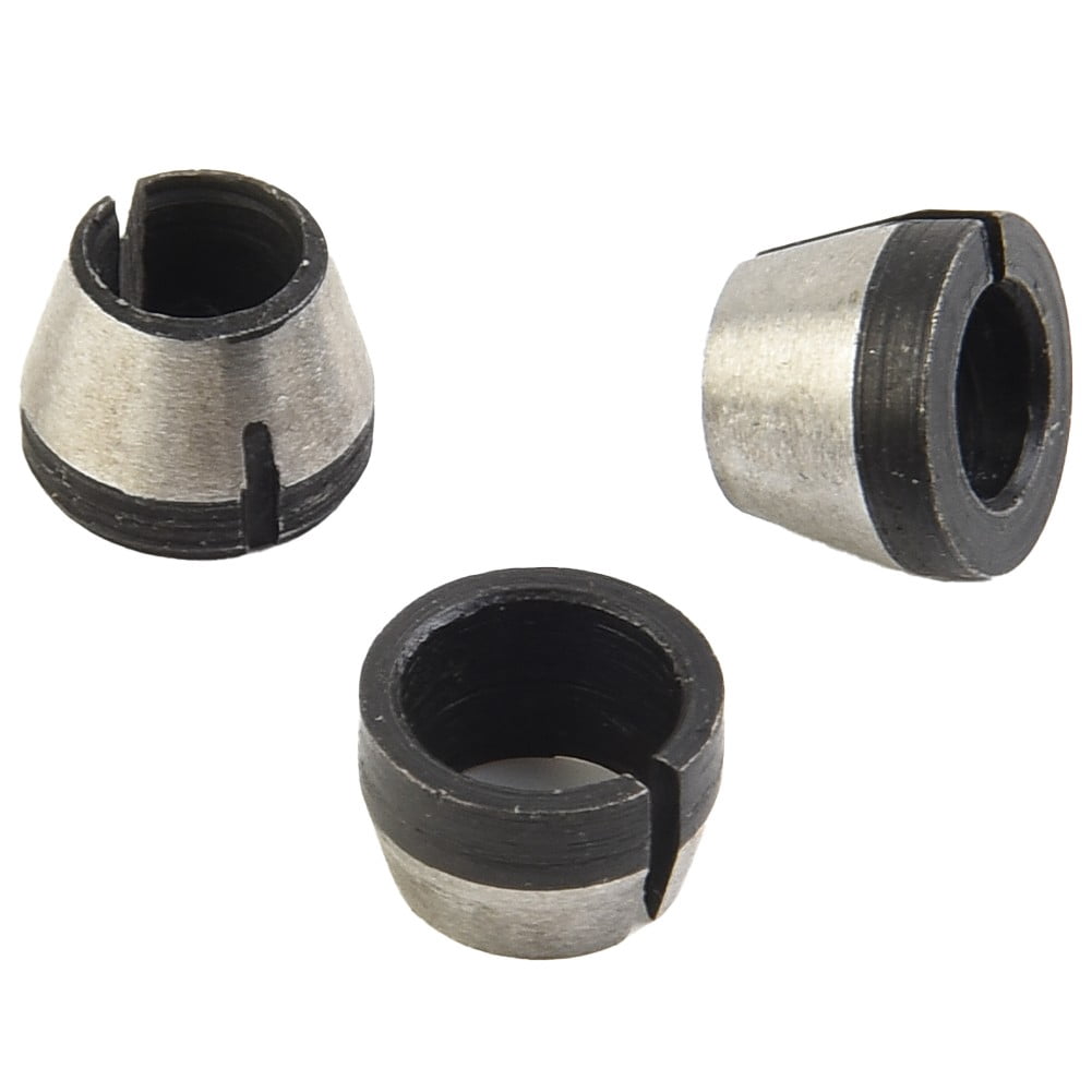 3Pc 6Mm 6.35Mm 8Mm Collet Chuck for Engraving Trimming Machine Electric ...