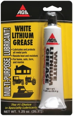 3Pc AGS Lith-Ease White Lithium Grease 1.25 oz - Walmart.com