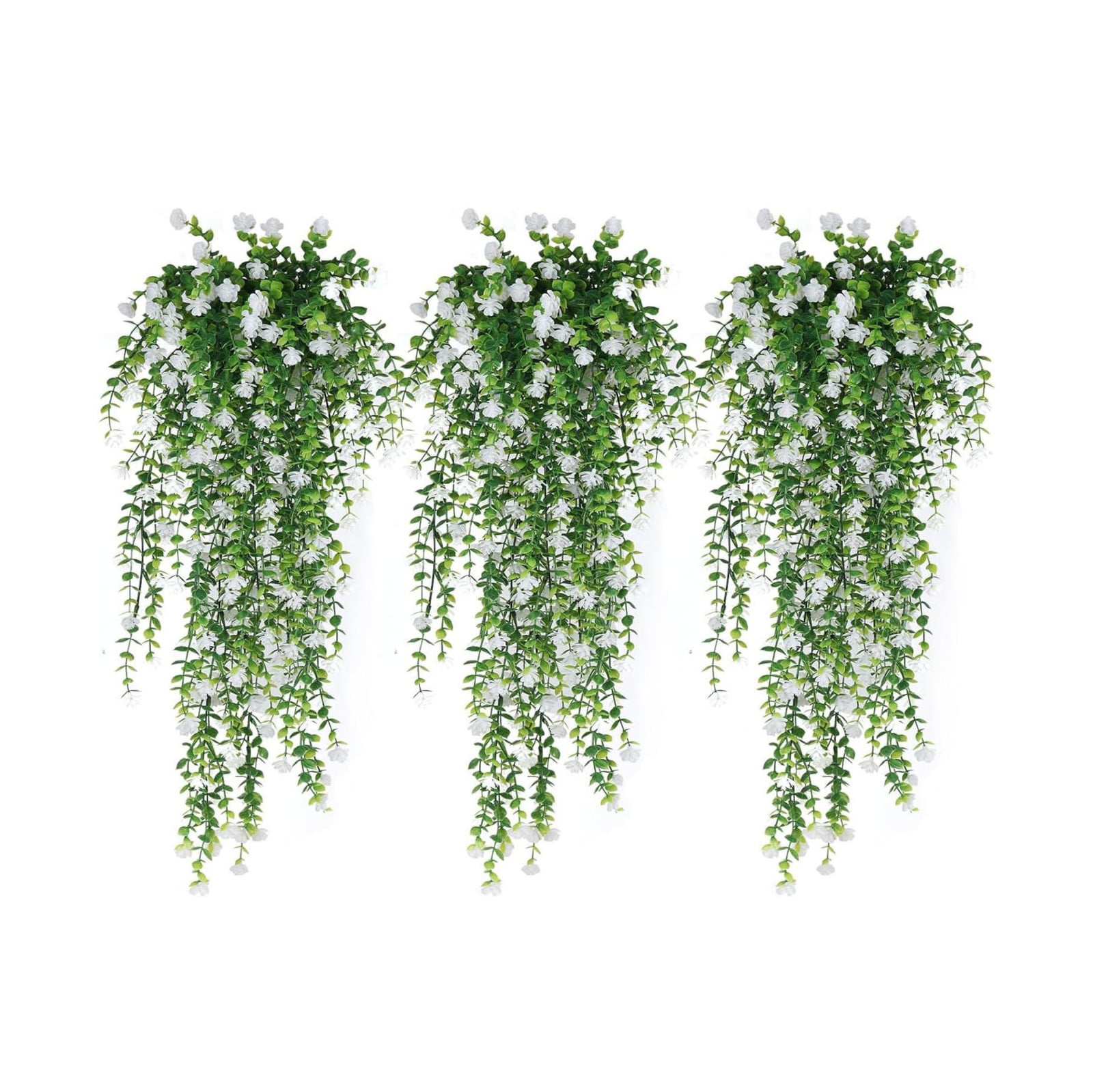 3Pc Artificial Artificial Hanging Flowers Artificial Flower Vines ...