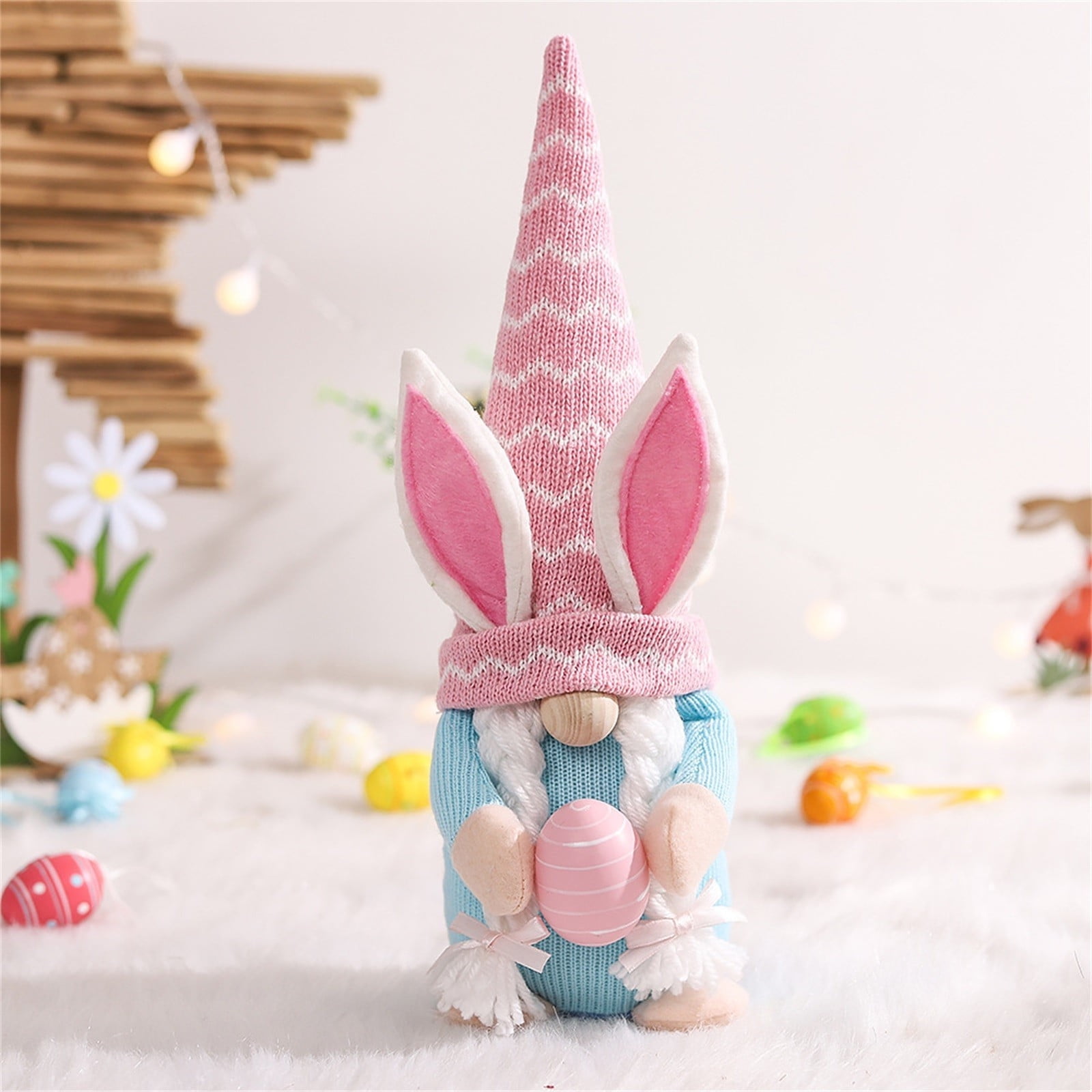 3Pc Easter Gnomes Plush Decoration,Spring Bunny Dolls,Easter Gift For ...