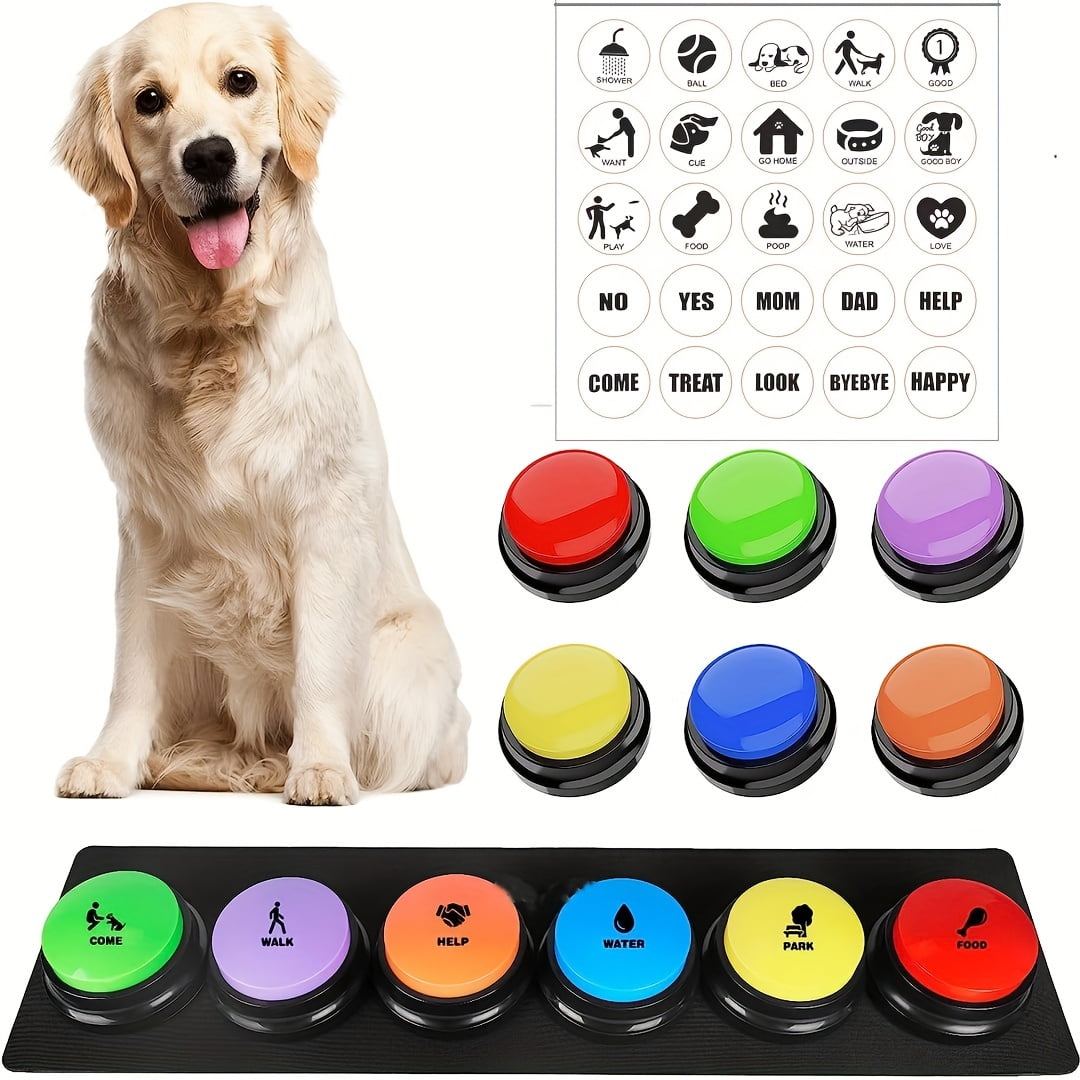 3Pc Enhance Pet Communication: Interactive Button for Dog Training and ...