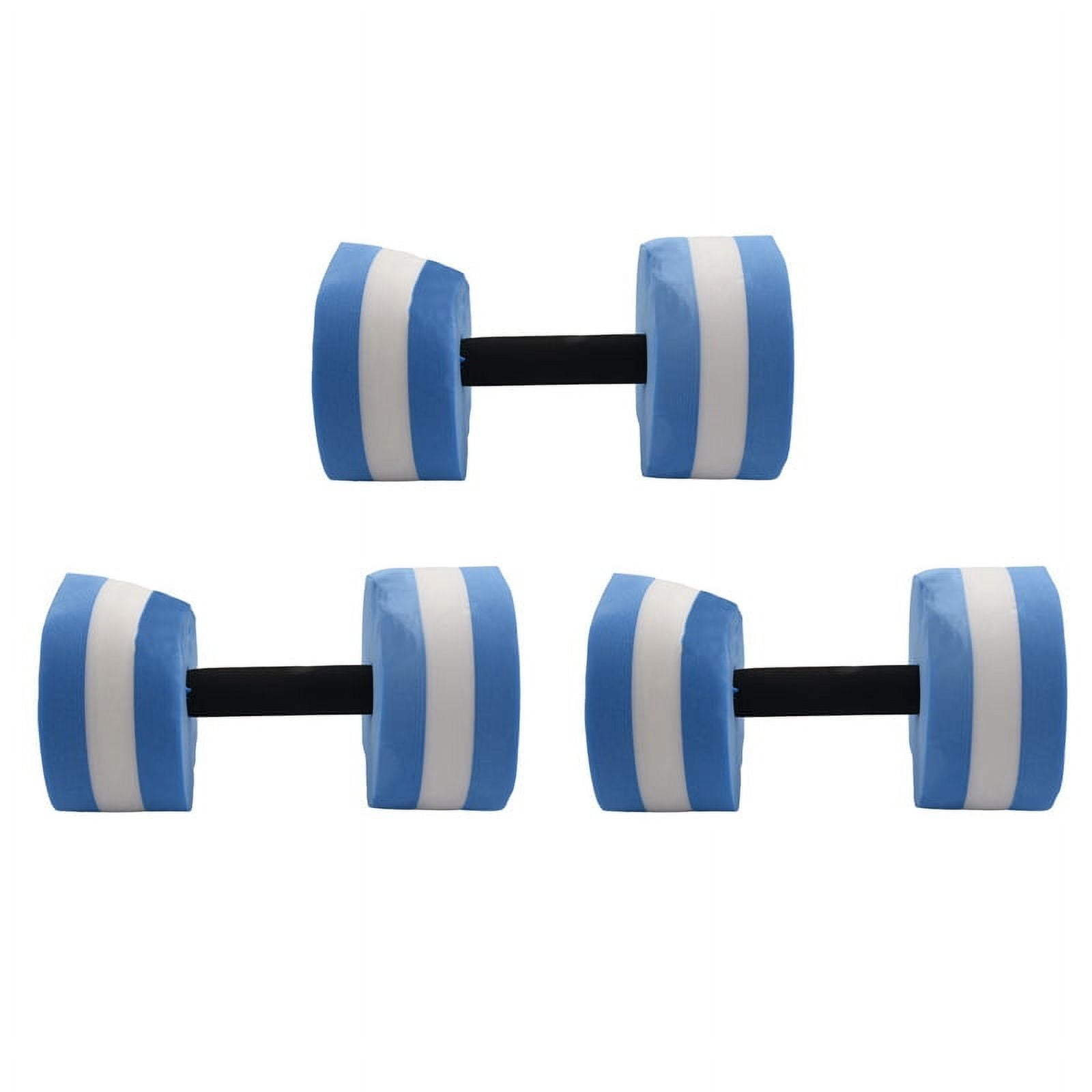 3Pc Eva Foam Floating Dumbbells Summer Water Dumbbell Toys Swimming ...