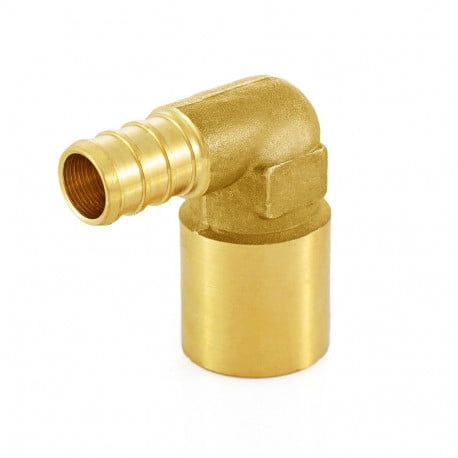3Pc Everhot 1/2" PEX x 3/4" Copper Fitting Elbow - Walmart.com