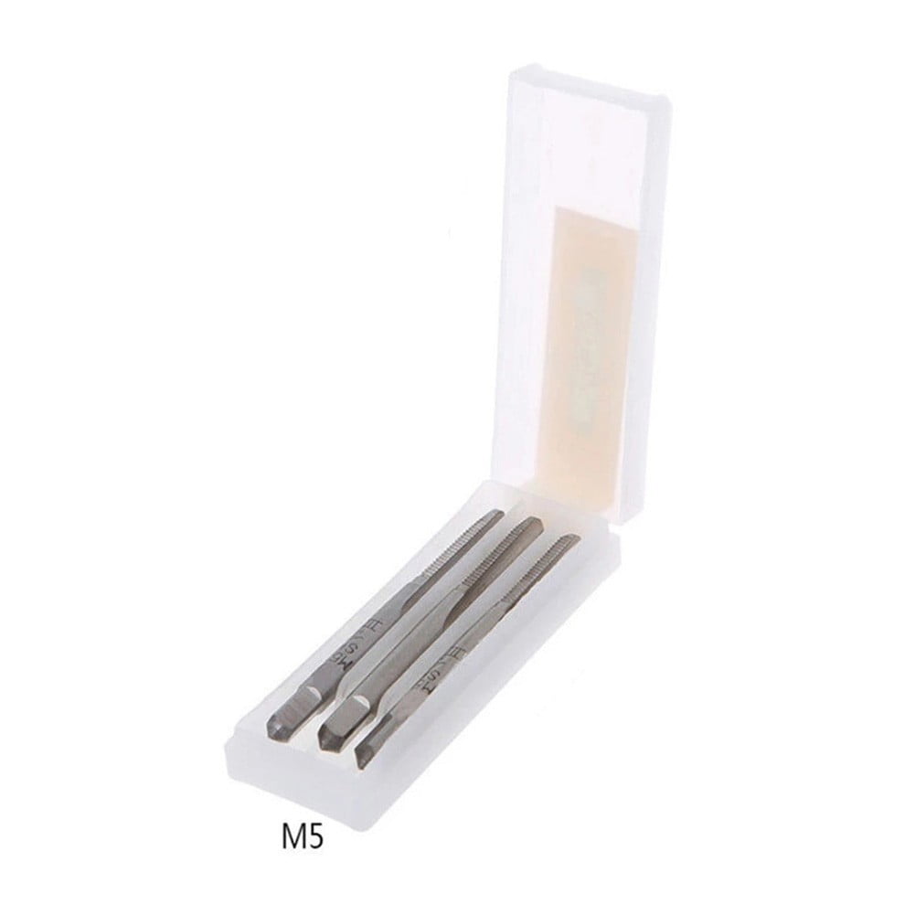 3Pc Hss Machine Hand Screw Thread Metric Plug Tap Screw Taps M3 M4 M5 ...