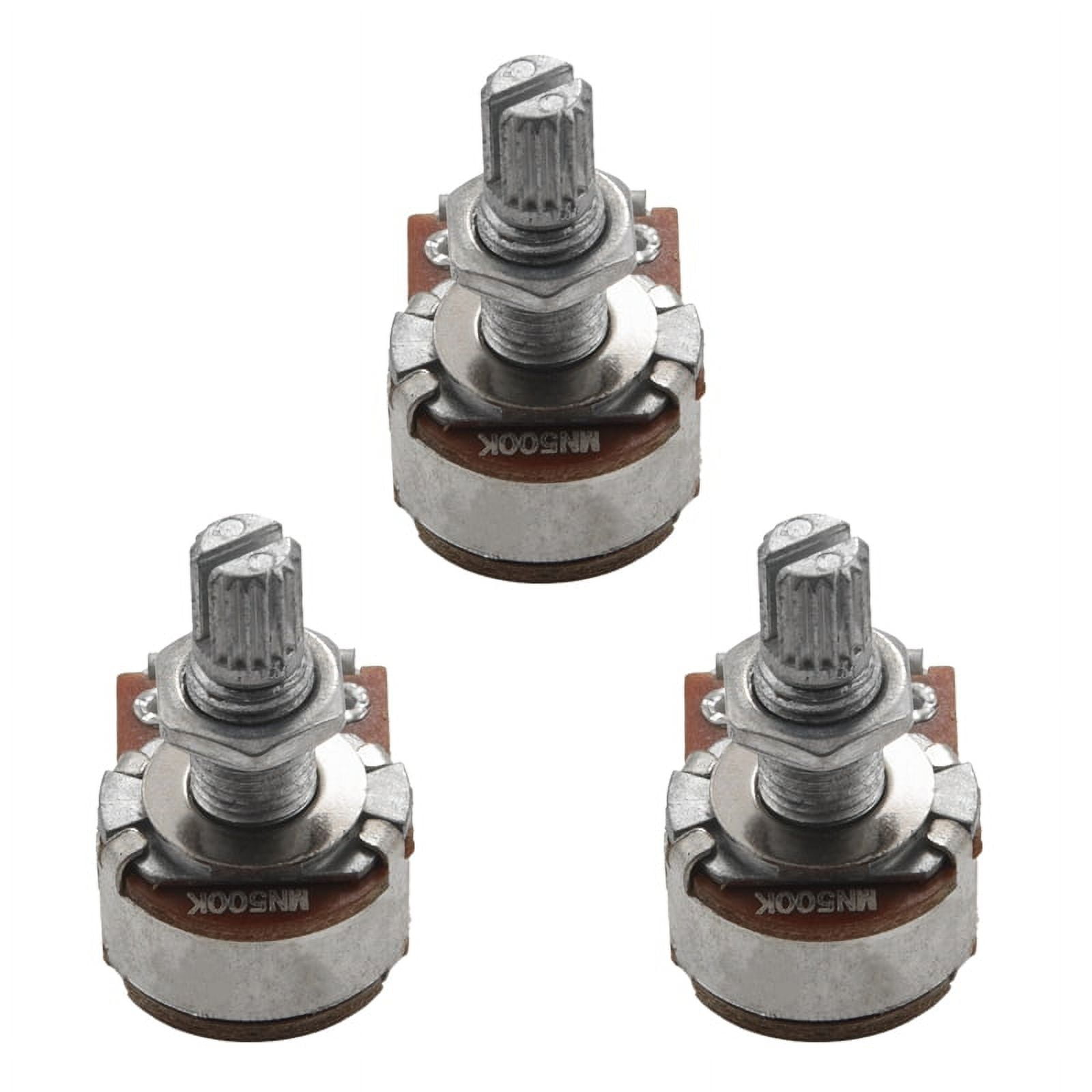 3Pc MN500K Dual Blend Balance Potentiometer(POT) Guitar Bass Volume ...