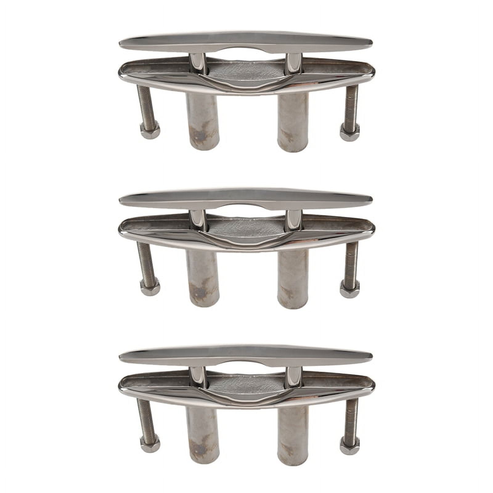 3Pc Marine 316 Stainless Steel Boat Pull Up Flush Mount Lift Cleat ...
