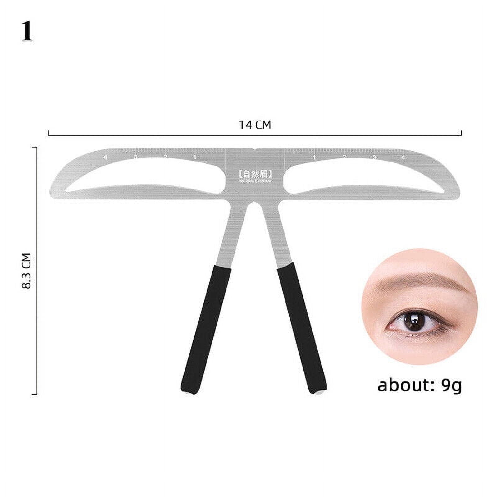 3Pc Microblading Eyebrow Stencil Ruler Shaper Template Permanent Tattoo ...