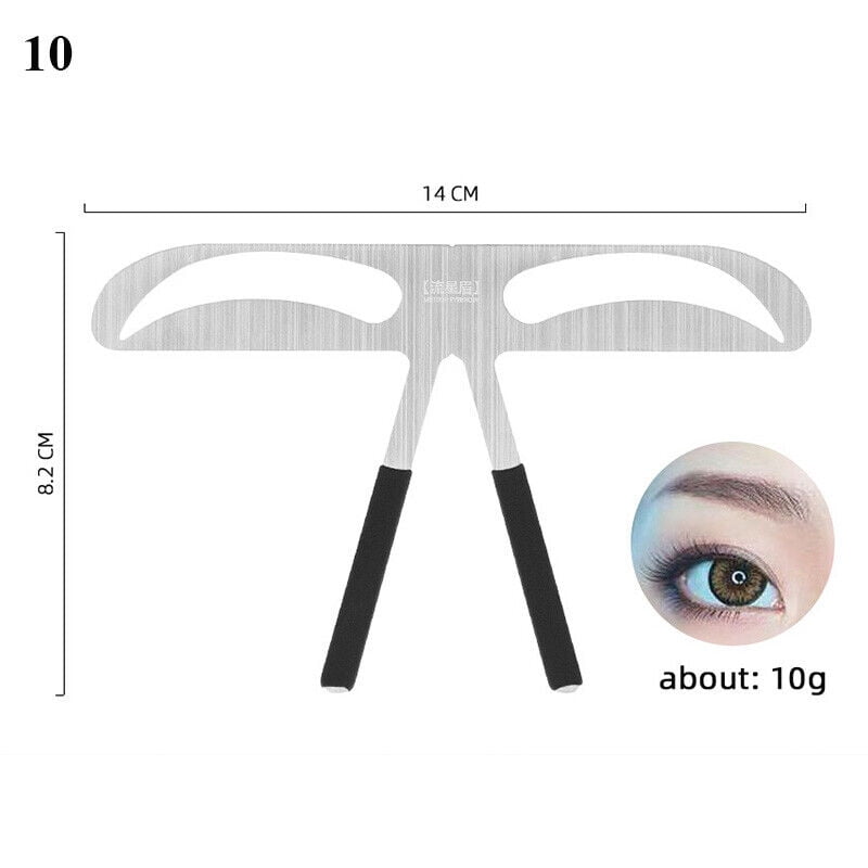 3Pc Microblading Eyebrow Stencil Ruler Shaper Template Permanent Tattoo ...