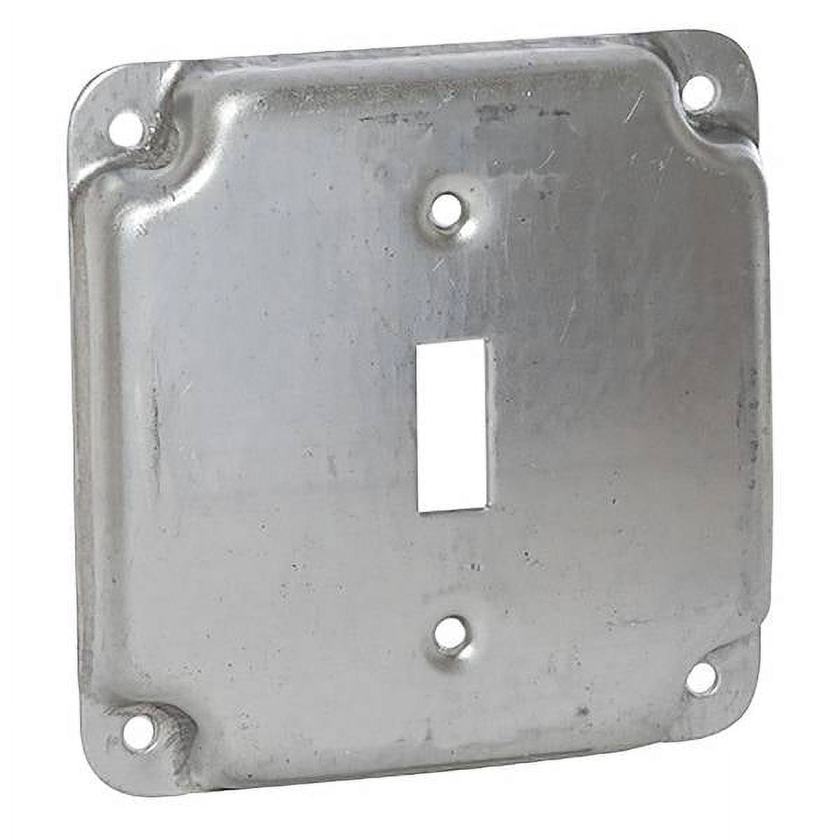 3Pc Raco 4\\" Square One Toggle Switch Exposed Work Cover - Walmart.com