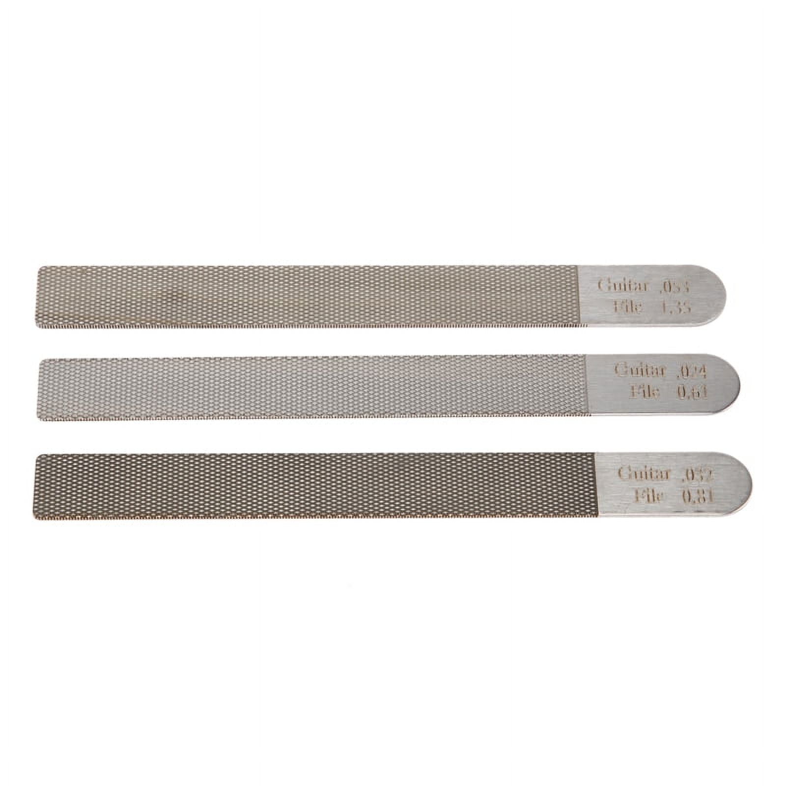 3Pc/Set Guitar Nut Files Fret Crowning Slot Filing Luthier Repair Tool ...