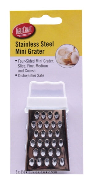3Pc Tablecraft TableCraft Silver Stainless Steel Mini Box Grater ...