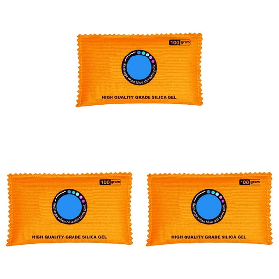 3Pc Universal Dehumidifier Desiccant B/ 3pc Rechargeable Desiccant ...