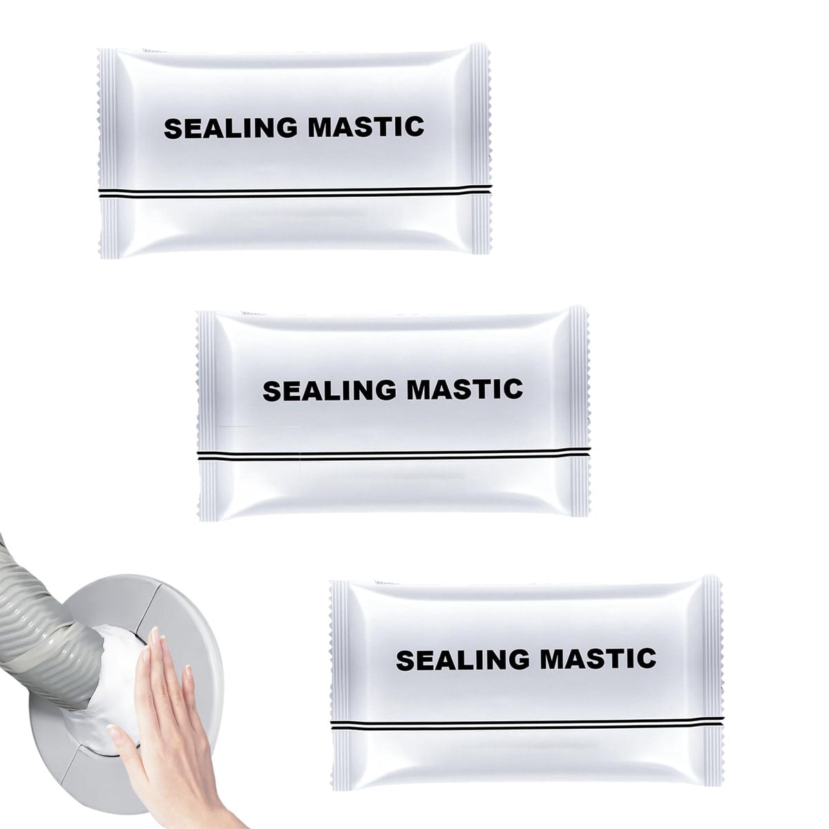 3Pc Upgraded Repair Sealing Clay, Waterproof Sealant Mastic,Quick ...