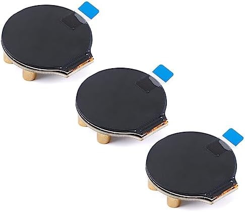 3Pcs 1.28 Inch TFT LCD Display Module Round GC9A01 Driver IPS LCD ...