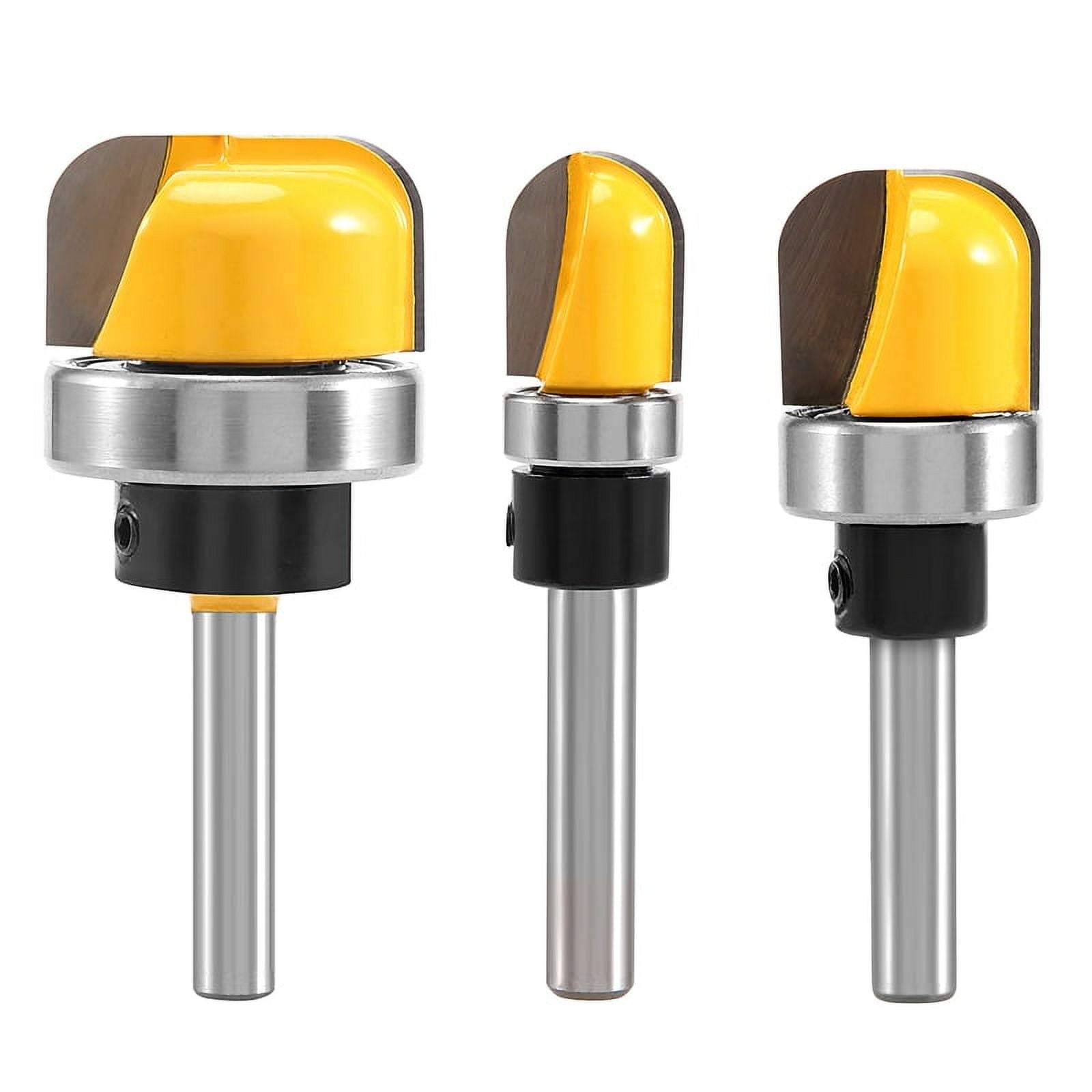 3Pcs 1/4 Inch Shank Bowl and Tray Router Bit, Bowl & Tray Template ...