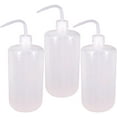 3Pcs 1000ml(33oz) Plastic Safety Lab Wash Bottle, Squeeze Bottle with ...