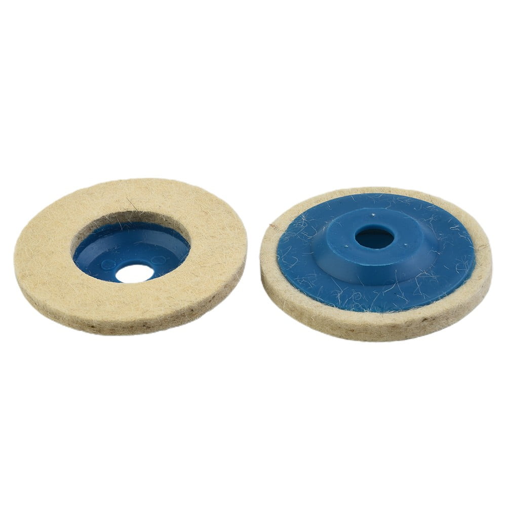 3Pcs 100Mm 4 Inch Wool Buffing Angle Grinder Wheel Felt Polishing Disc ...