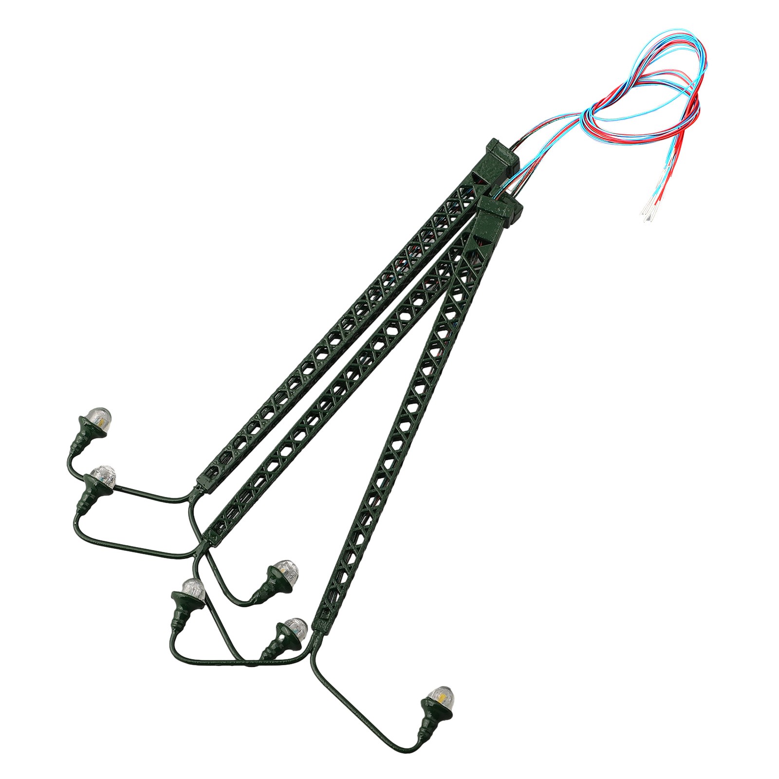 3Pcs 12-16V Model Railway Lights Lattice Mast Led Light Track Tt Model ...
