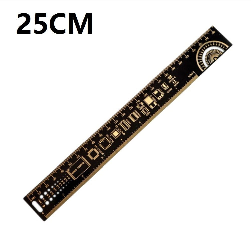 3Pcs 15/20/25Cm Multifunctional Pcb Ruler Measuring Tool/Capacitor Ic ...