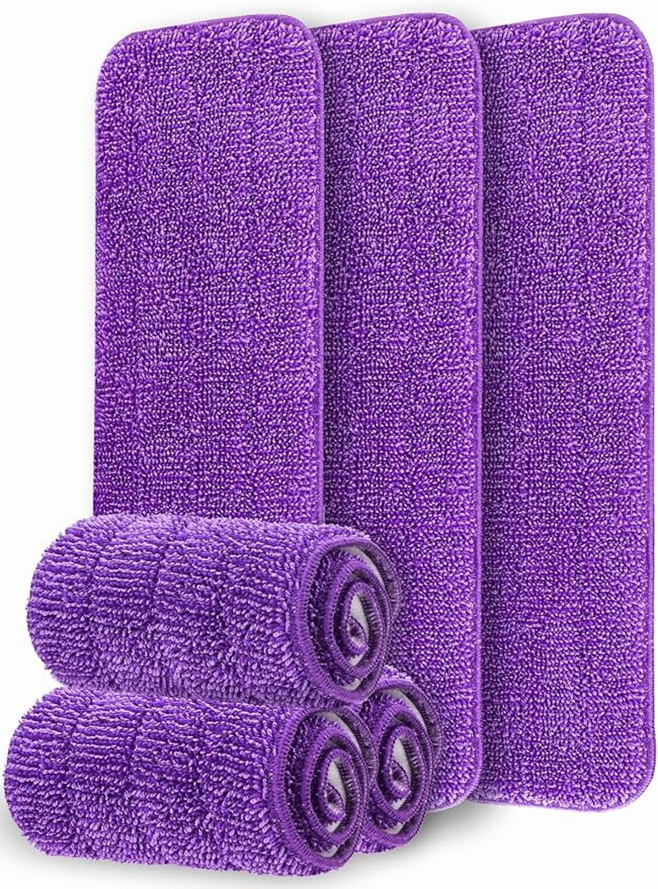 3Pcs 15 Inch Reusable Microfiber Mop Pads Replacement Heads for Wet/Dry ...