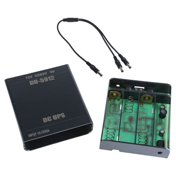 3Pcs 18650 Power Box with 5.5x2.1mm Power Cable UPS Power Supply Box 5V ...