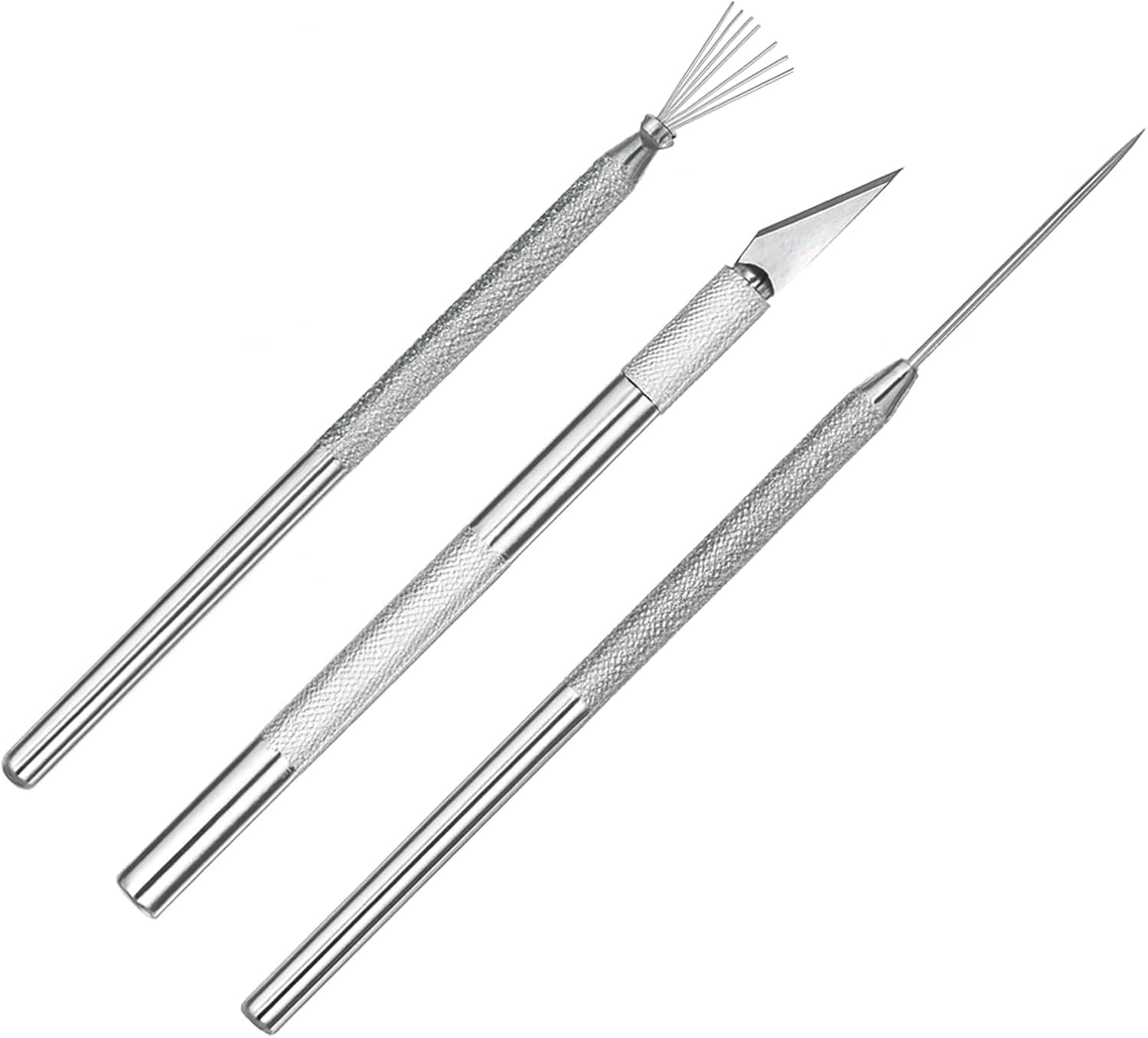 3Pcs 3 in 1 Clay Needle Tools Polymer Clay Sculpting Ceramics Pottery ...