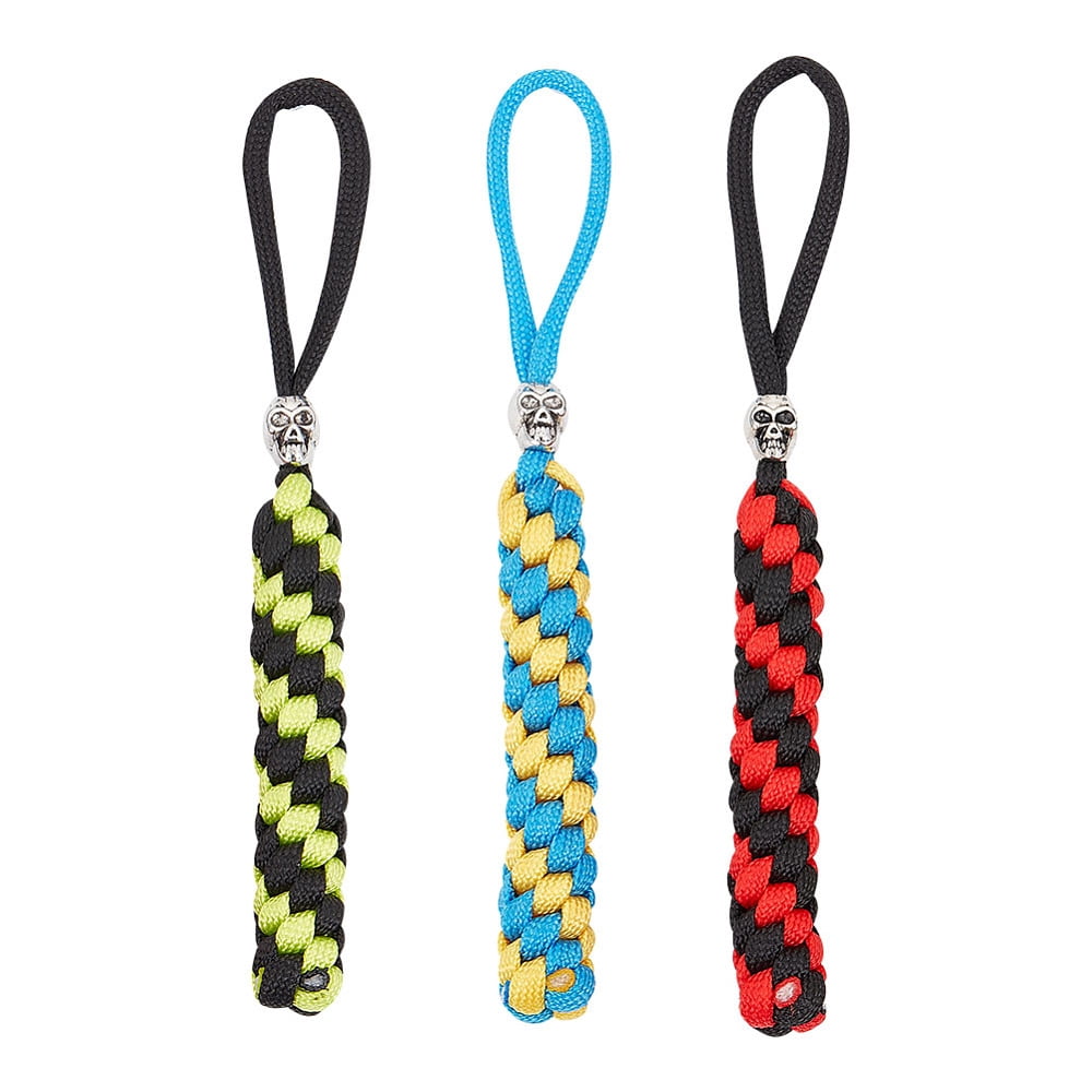 3Pcs 3 Colors Polypropylene Corn Knot Pendant Decorations with Zinc ...