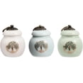 3Pcs 3 Colors Tree of Life Pattern Mini Porcelain Urn for Human Pet ...