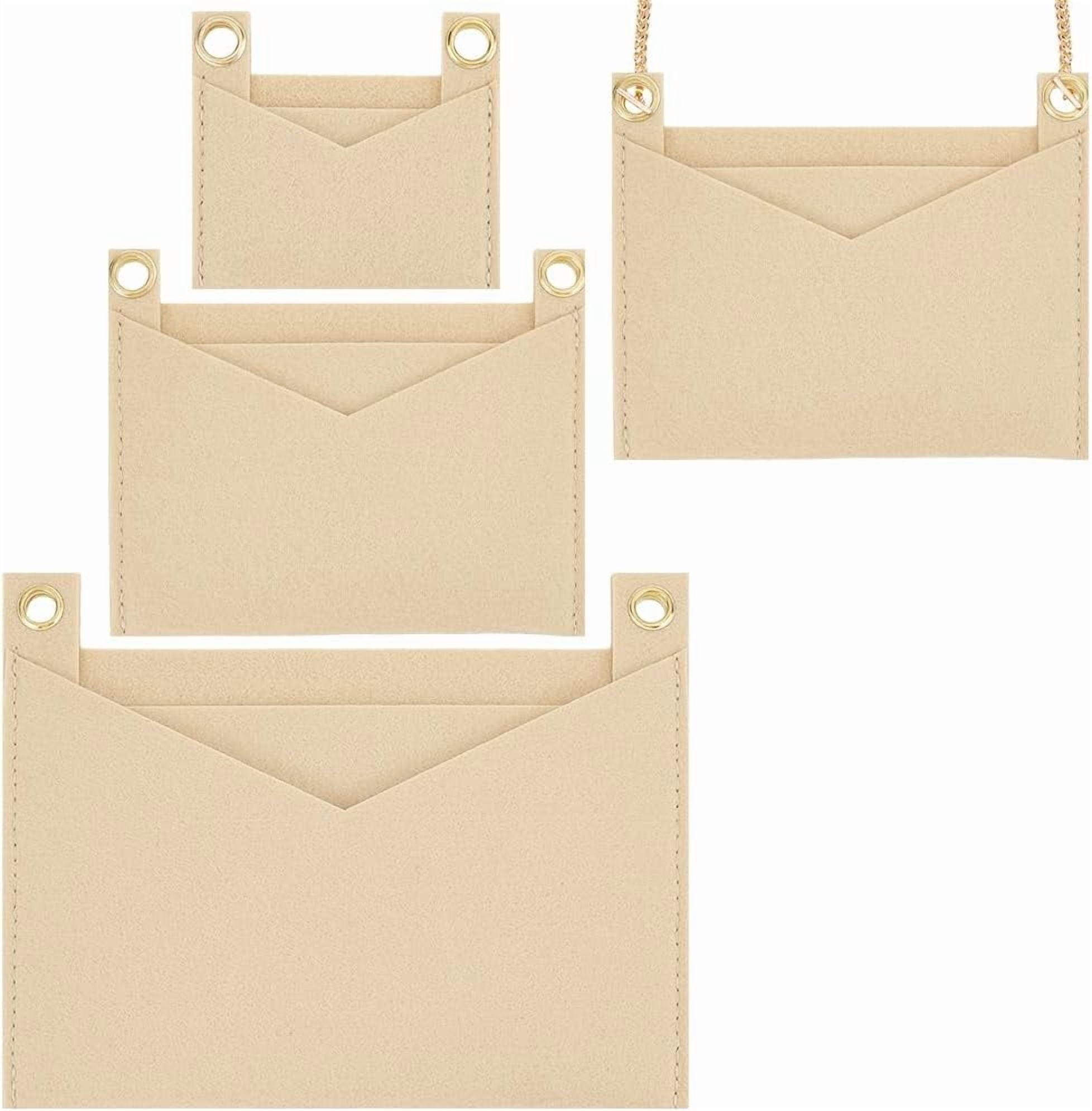 3Pcs 3 Sizes Felt Handbag Insert Liner Mini Envelope Purse Felt Insert ...