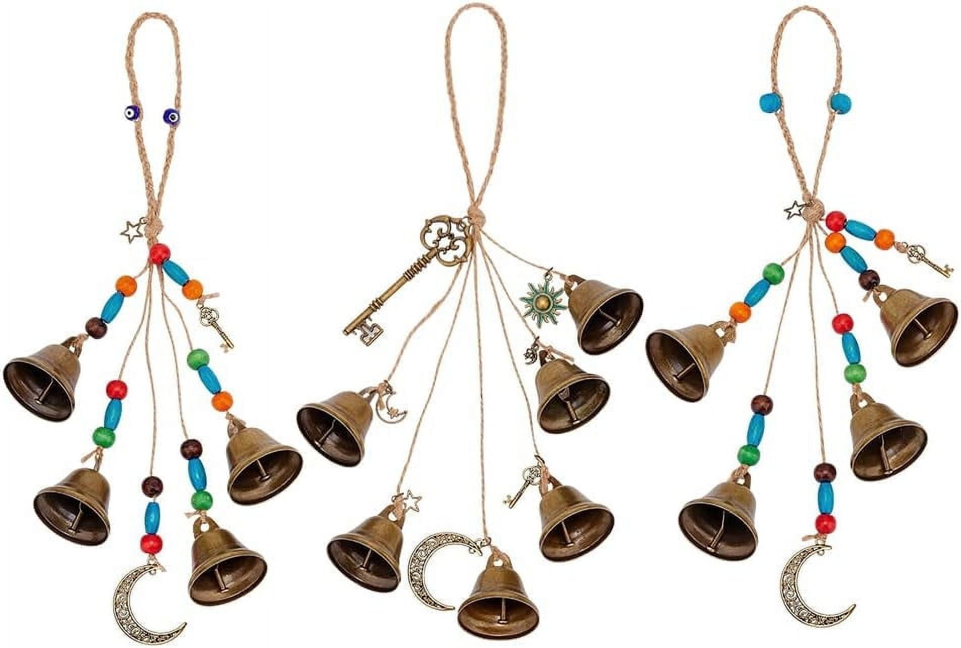 3Pcs 3 Style Witch Bells Protection for Door Knob Witch Bells Keychain ...