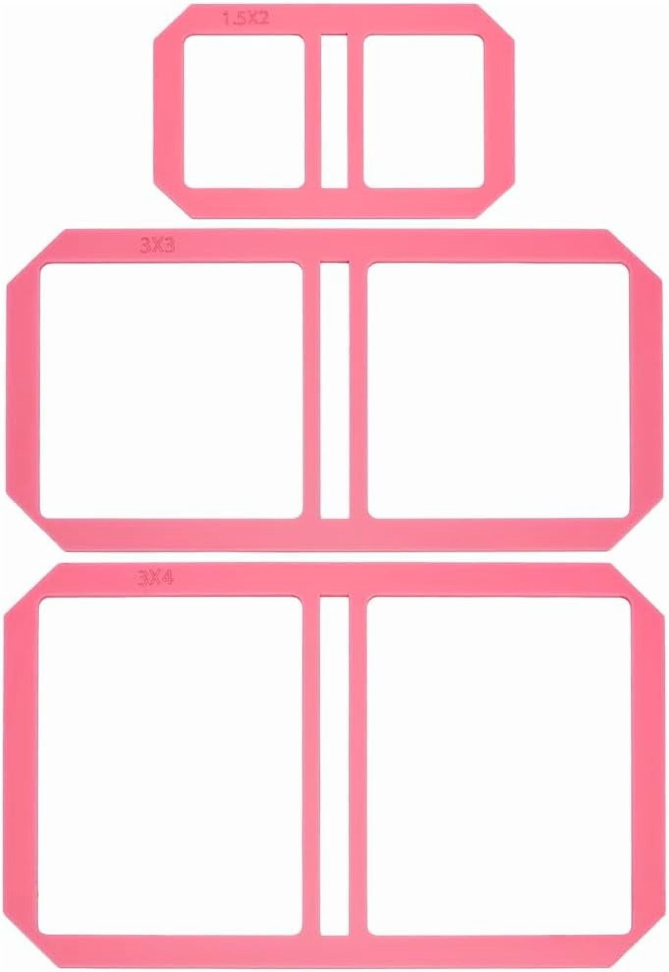 3Pcs 3 Styles Acrylic Sticky Notes Bookbinding Guide Template Mini ...