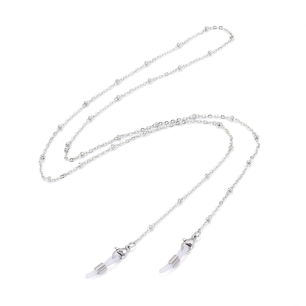 3Pcs 304 Stainless Steel Satellite Chains Eyeglasses Chains Neck Strap ...