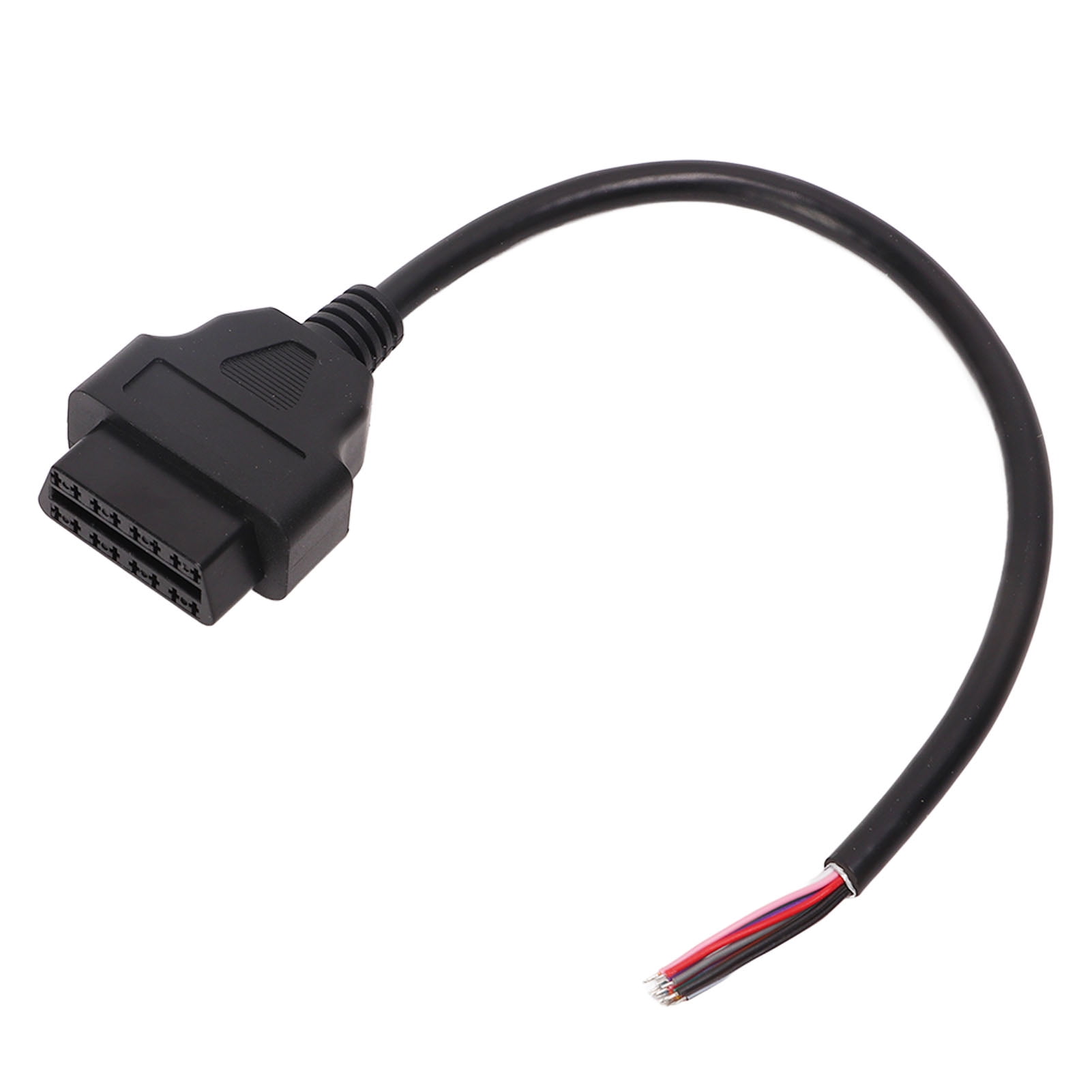 3Pcs 30cm OBD2 Cable Adapter 16Pin Male to Color Bare Wire Diagnostic ...