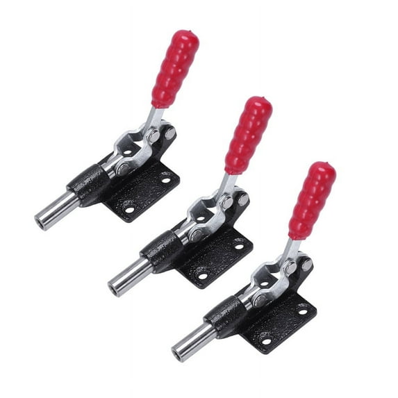 3Pcs 32mm Plunger Stroke Metal Push Pull Toggle Clamp 227Kg 500 Lbs3 x ...