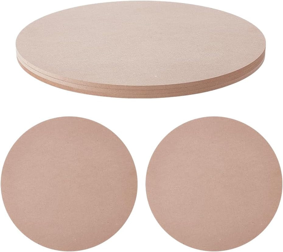3Pcs 35.5cm Flat Round Pottery Wheel Bat Ceramic Drying Slab Clay Board ...