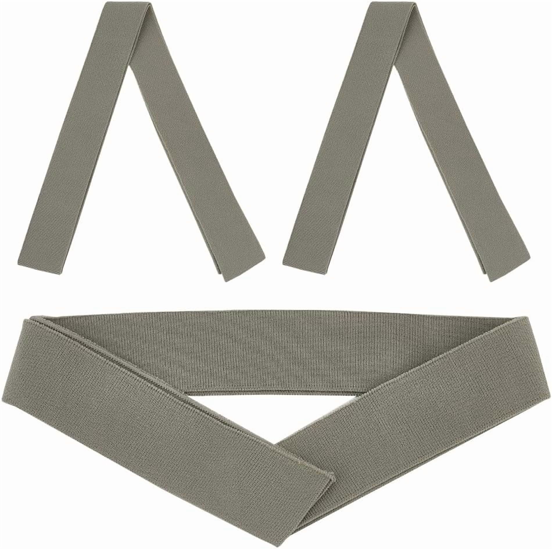 3Pcs 37.4 Inch Long Celadon Stretch Rib Knit Collar Trim Fabric 1.2x1.4 ...